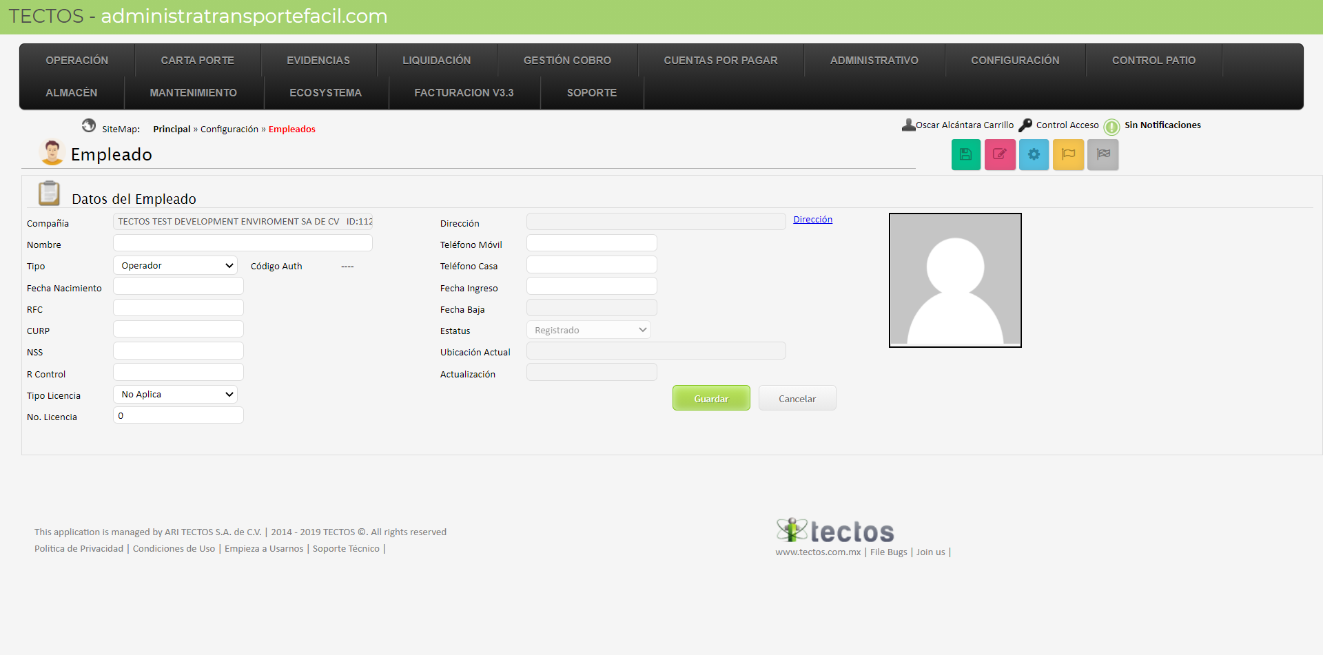 Documentación Sistemas Tectos