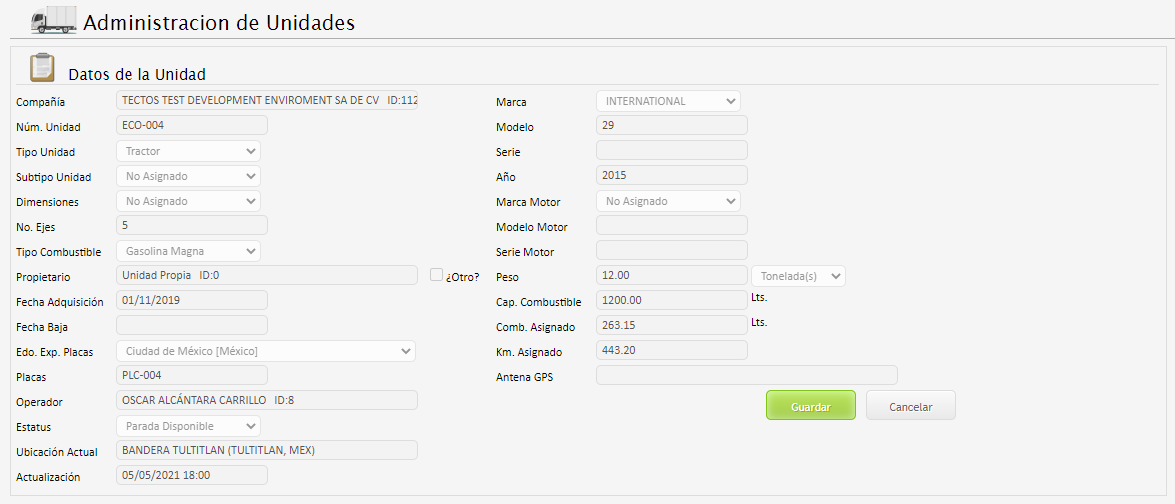 Documentación Sistemas Tectos